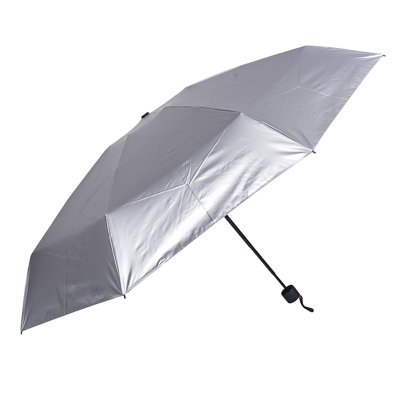 5 Fold Titanium Silver Outside Portable UV Umbrella – Logo Printing Factory